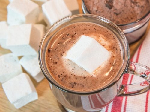 Paleo Homemade Marshmallows - Hot Cocoa with Coconut Sugar