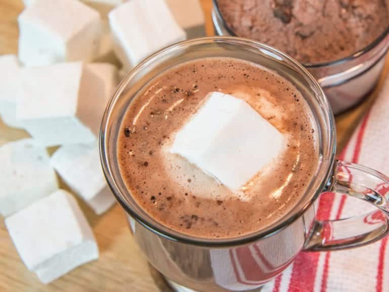Paleo Homemade Marshmallows - Hot Cocoa with Coconut Sugar