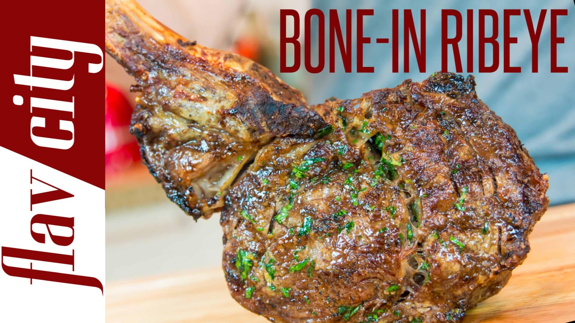 Long Bone Ribeye | FlavCity with Bobby Parrish